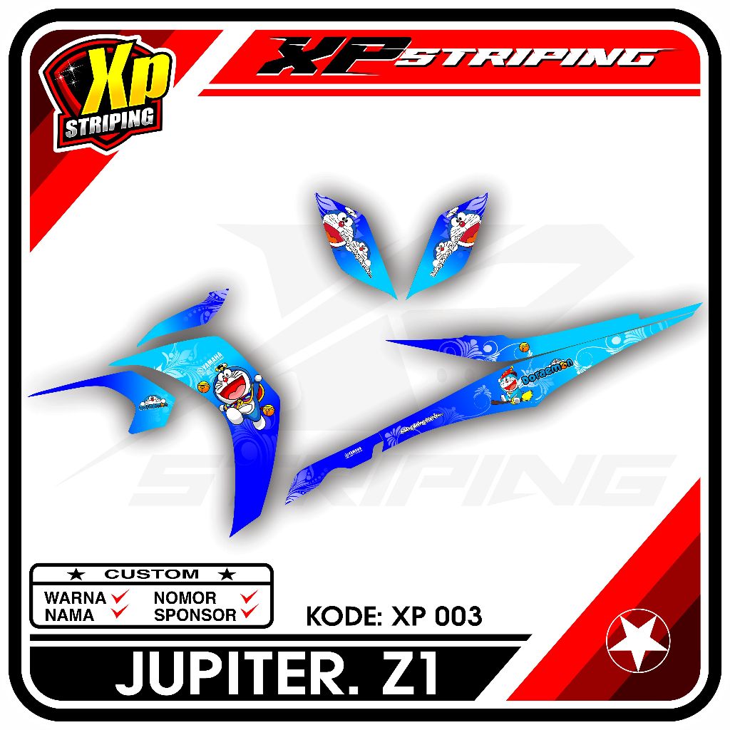 Jupiter Z1 Striping Sticker - Yamaha Jupiter Z1 Racing Design XP.03 | Shopee Malaysia