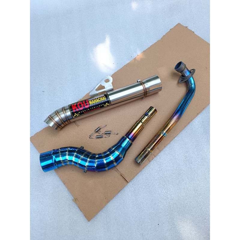 Kou Pipe canister conical open specs exhaust Pipe for Wave 125 Xrm 110/ ...