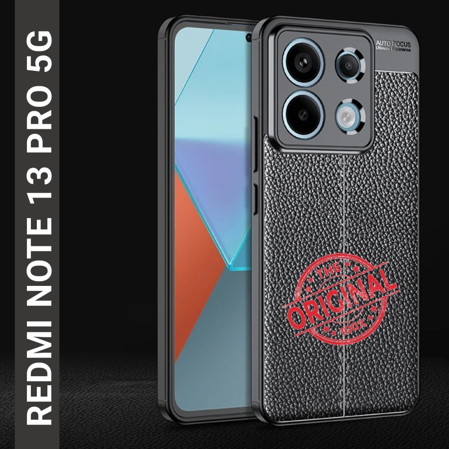 CASE XIAOMI REDMI NOTE 13 PRO 4G 5G Silicone Carbon Autofocus Leather ...