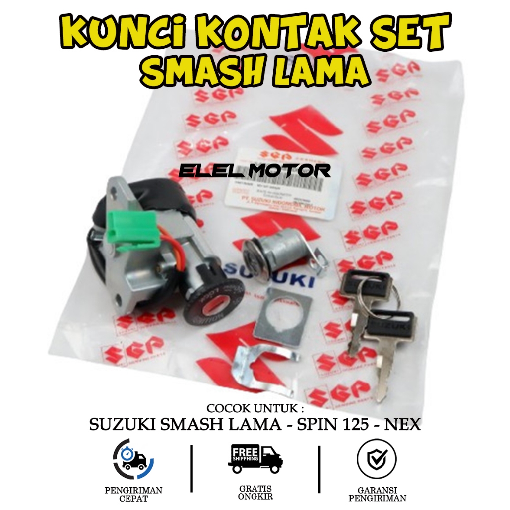 Seat Ignition Key 1 Key Set Old Suzuki Smash 110 Old Spin 125 Nex ...