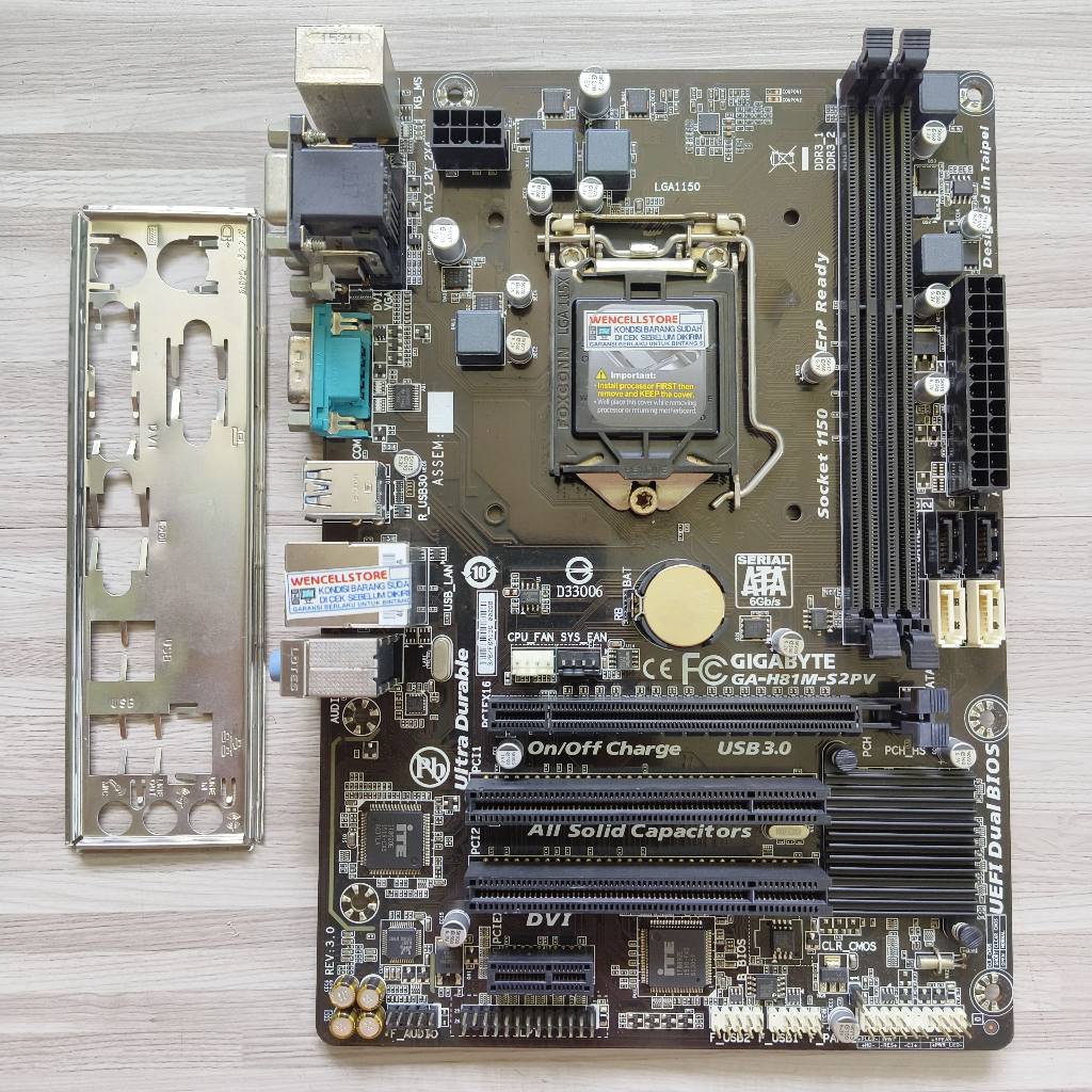 Mainboard GIGABYTE GA-H81M-S2PV LGA 1150 MICRO ATX | Shopee Malaysia