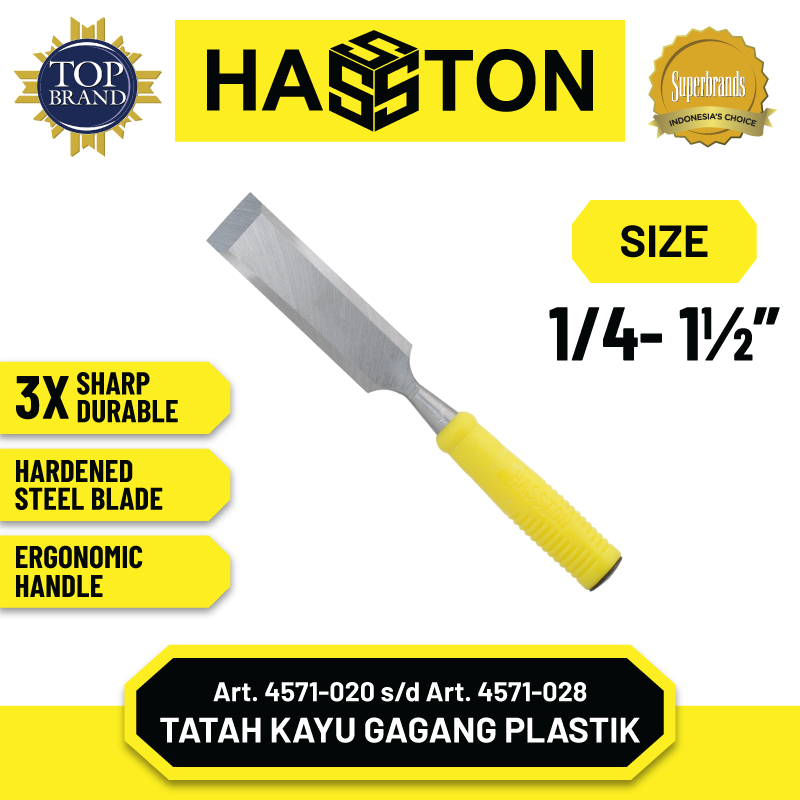 KAYU Hasston Wood Chisel / Wood Chisel / Wood Chisel Plastic Handle ...