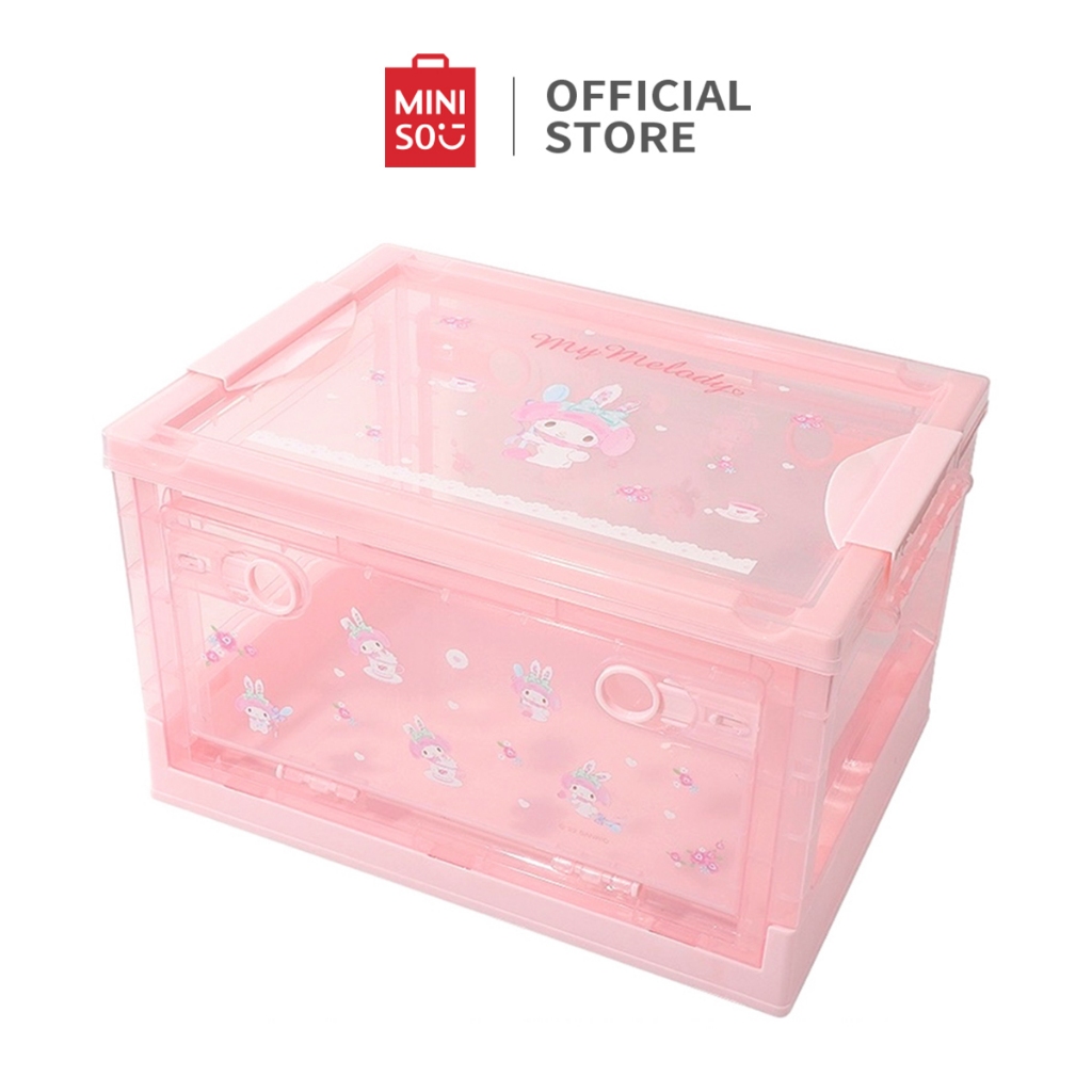 Miniso x Sanrio Characters Storage Box Storage Box Collapsible Storage ...