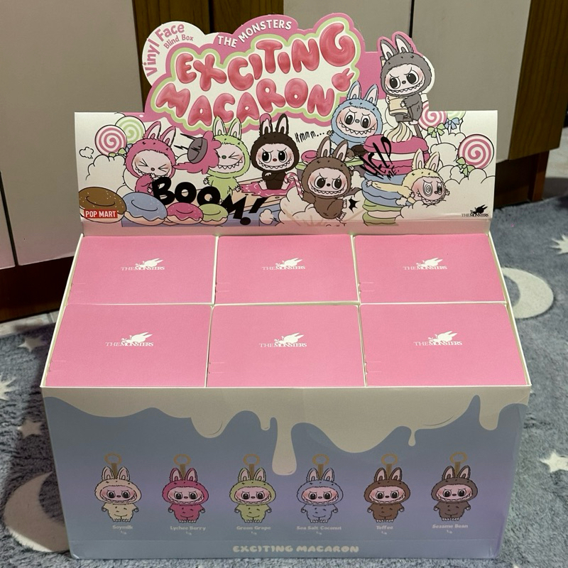 Labubu THE MONSTERS Tasty Macarons Vinyl Face Blind Box Sealed ...