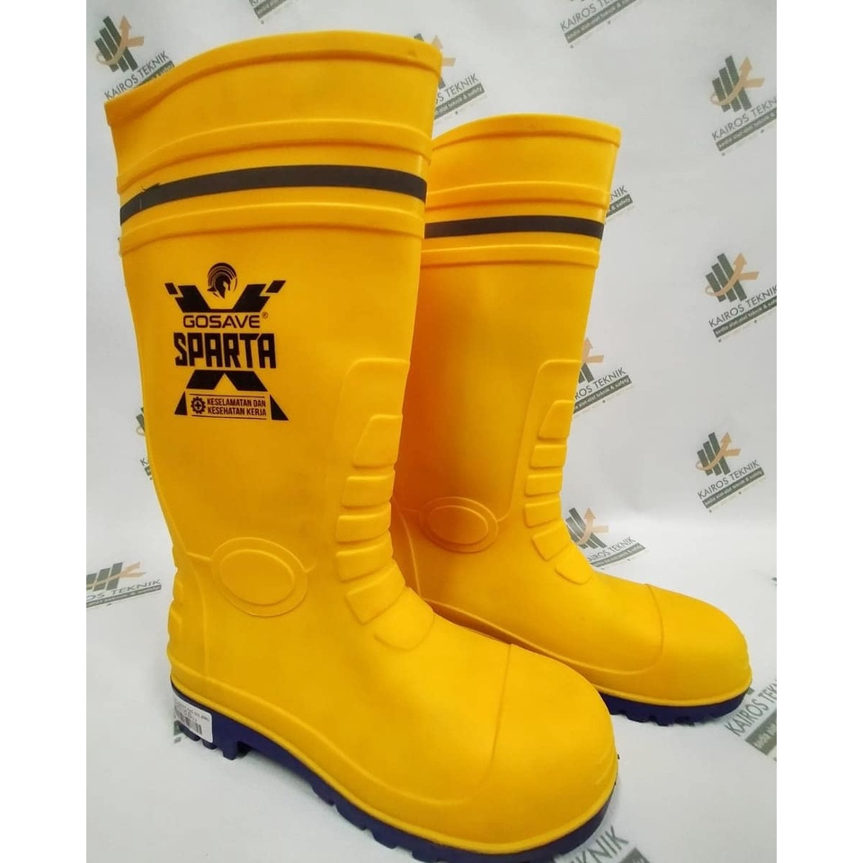 Gosave X-Sparta Pvc Rubber Steel Toe Safety Boots Finger Protector ...