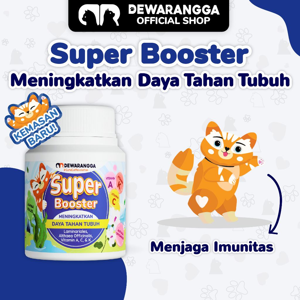 (Retail 1 Capsules) Dewarangga Vitamin Cat SUPER BOOSTER To Increase ...