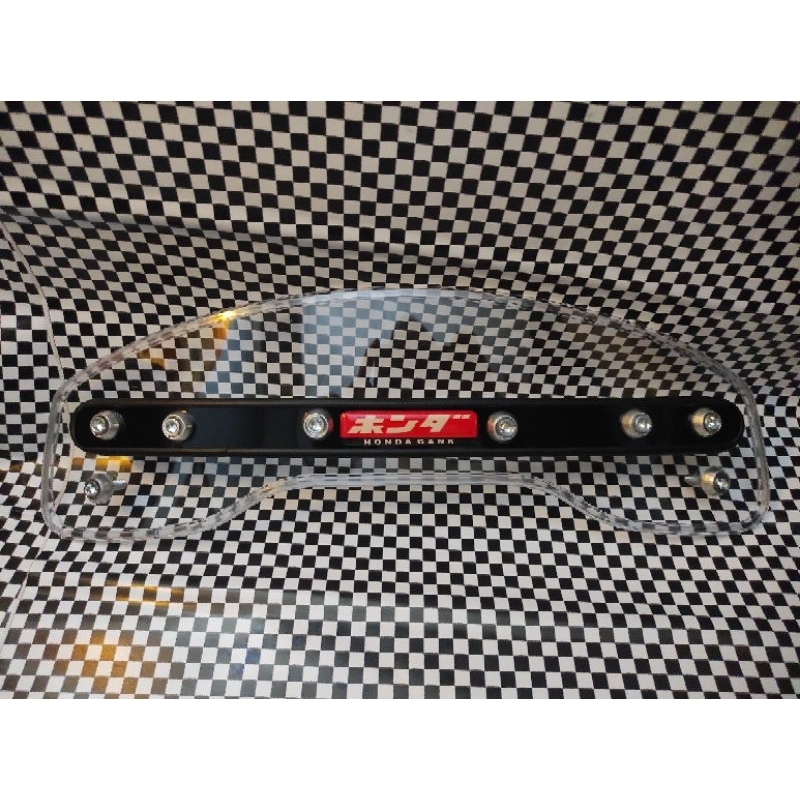 Supercub winscreen low series universal honda Old Duck honda grand v80 ...