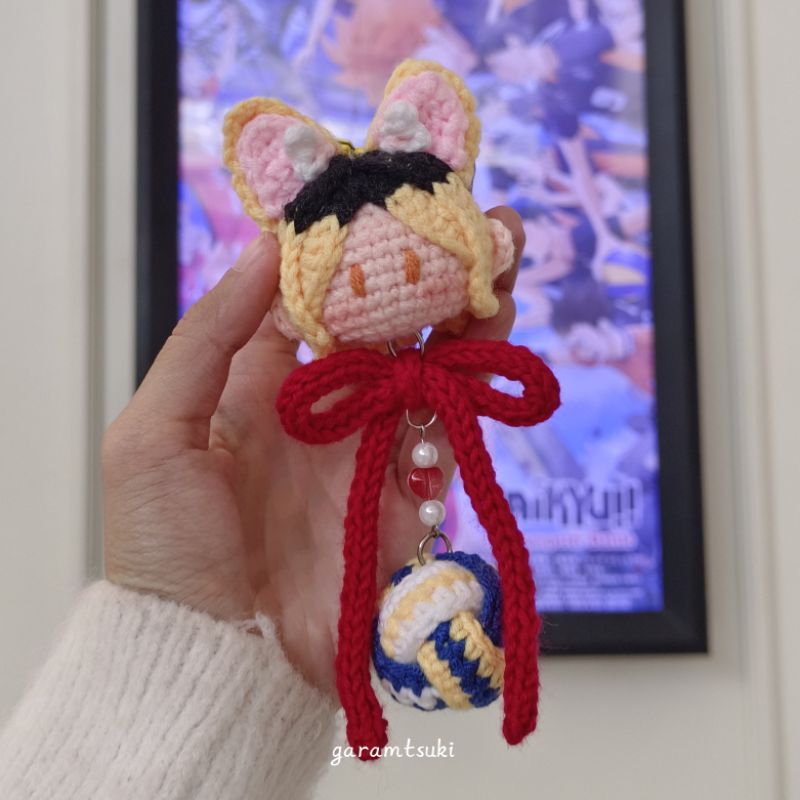 Kenma Nyang Keychain Crochet || Anime Haikyuu Crochet | Shopee Malaysia