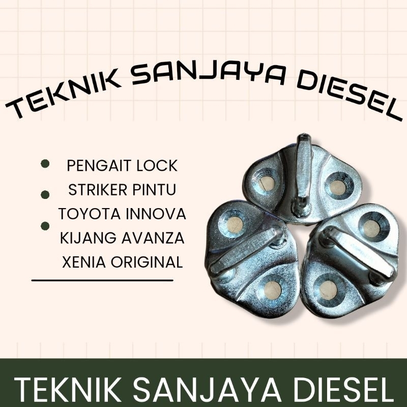 Toyota INOVA KIJANG AVANZA ZENIA DOOR STRIKER LOCK HOOK | Shopee Malaysia