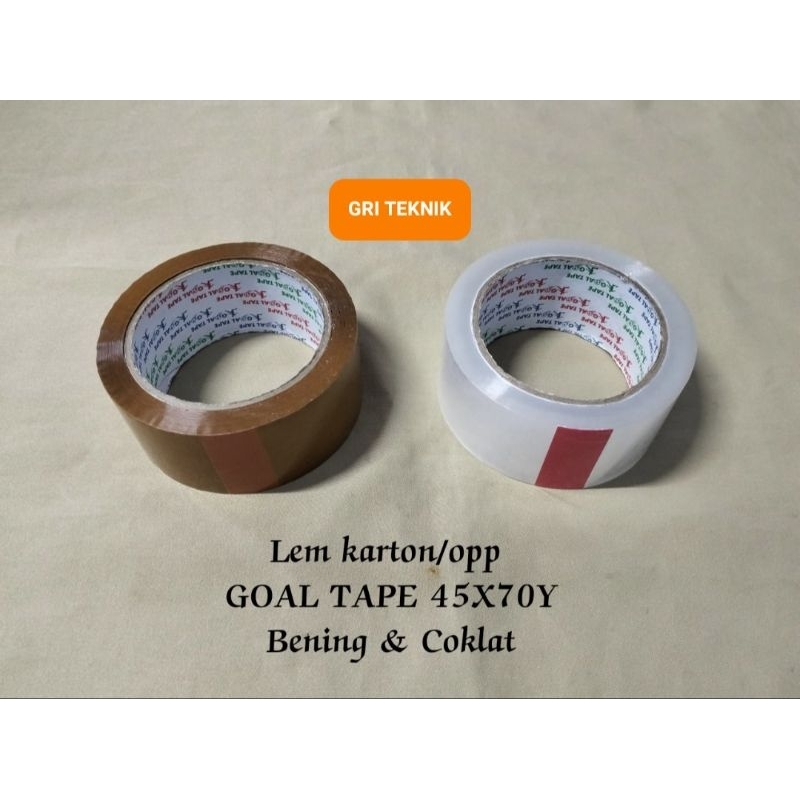 Tire LAK GOAL TAPE / CARTON GLUE BRAND GOAL TAPE / OPP TAPE / ISOLATION ...