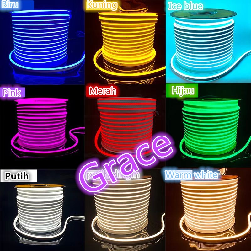 220v Flex Neon LED Light / 50M-100M Flexible Flexy 220V Neon Flex LED ...