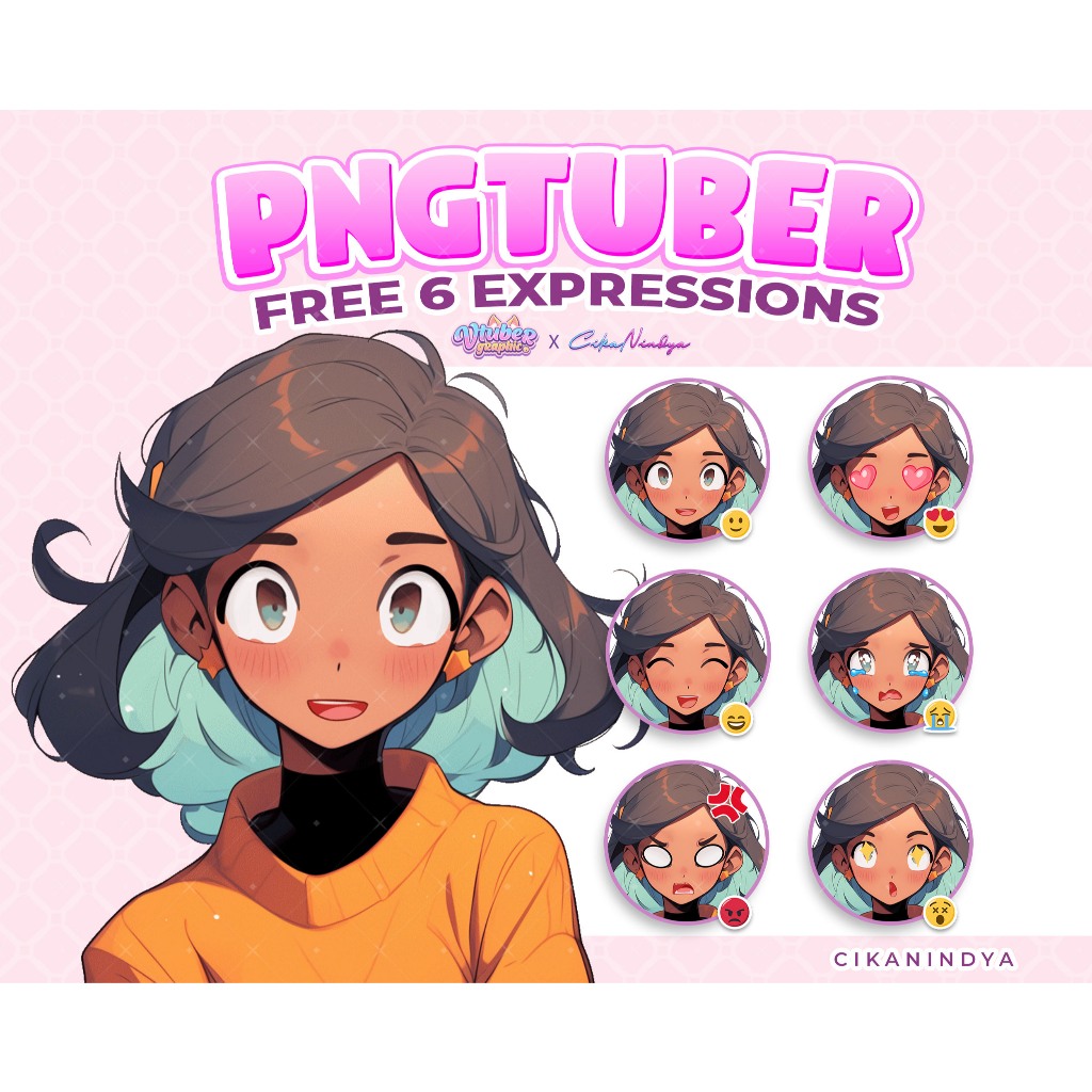 Png Tuber For Streaming: Adorable Characters For Your Content, Cute ...