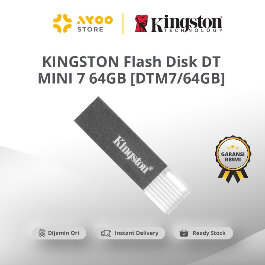 Kingston Flash Disk DT MINI 7 64GB [DTM7/64GB] | Shopee Malaysia