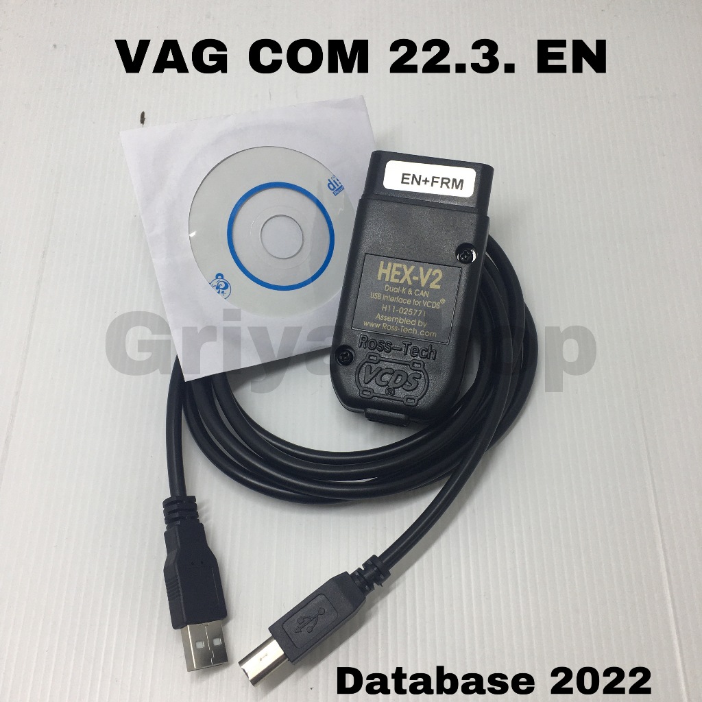Vag COM 22.3. Vcds HEX CAN USB Interface FOR VW - AUDI | Shopee Malaysia