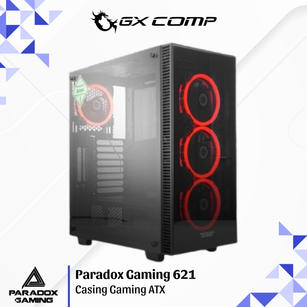 Paradox Gaming Case 621 - ATX Gaming Case | Shopee Malaysia