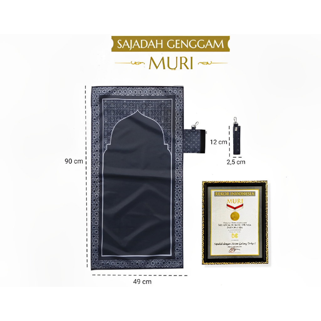 [Import] - Travel Prayer Mat Roll/Handheld Waterproof The Smallest Muri ...