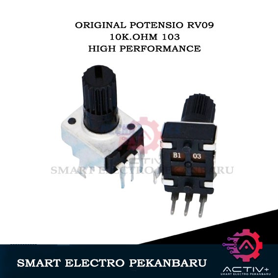 Original 10K 103 Potentio RV09 Vertical KNOB Length 12.5mm Variable ...