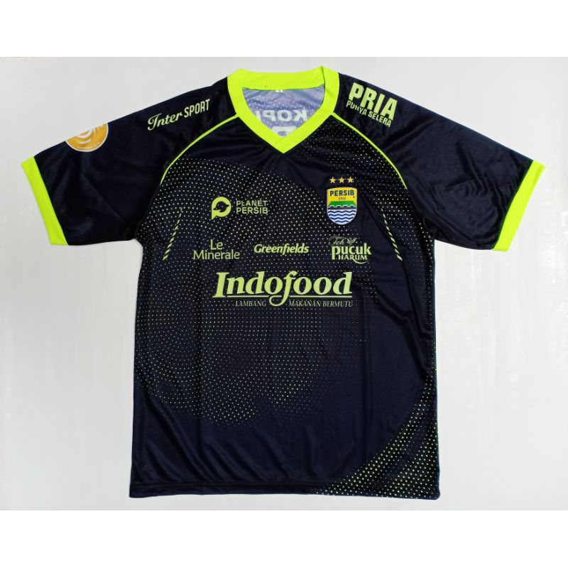 Persib Bandung 3rd Football Jersey New 2024-2025 Auri Sport | Shopee ...