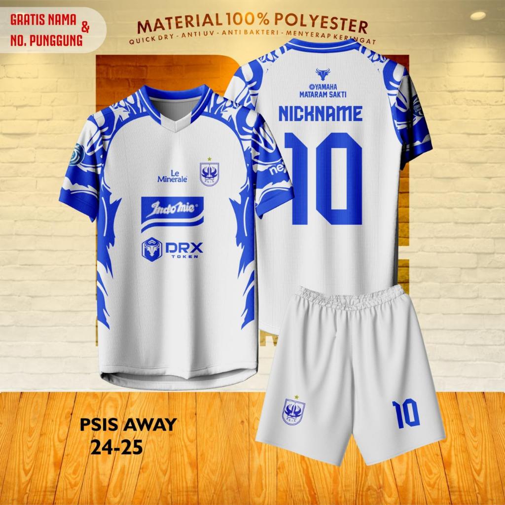 Psis SEMARANG AWAY 2024/2025 Supporters T-Shirt Jersey | Shopee Malaysia