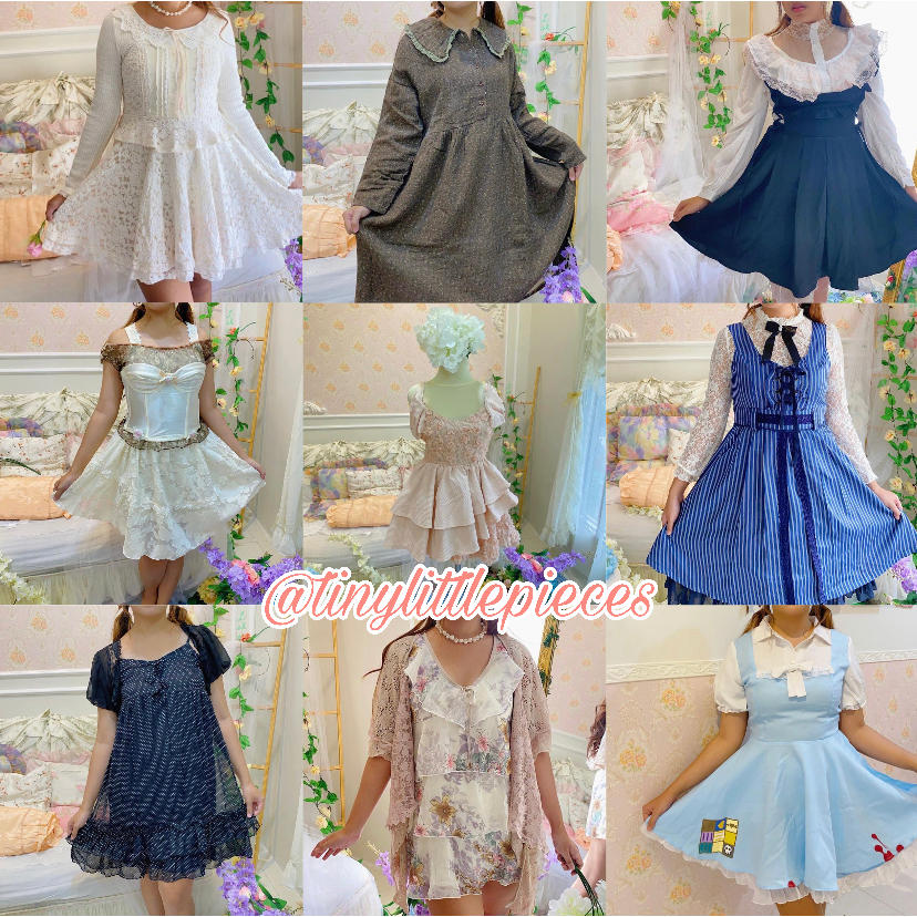 Fairycore Outfit Liz Lisa Axes Femme Dress, Set Y2K Princesscore Dollette Gothic Kawaii ...