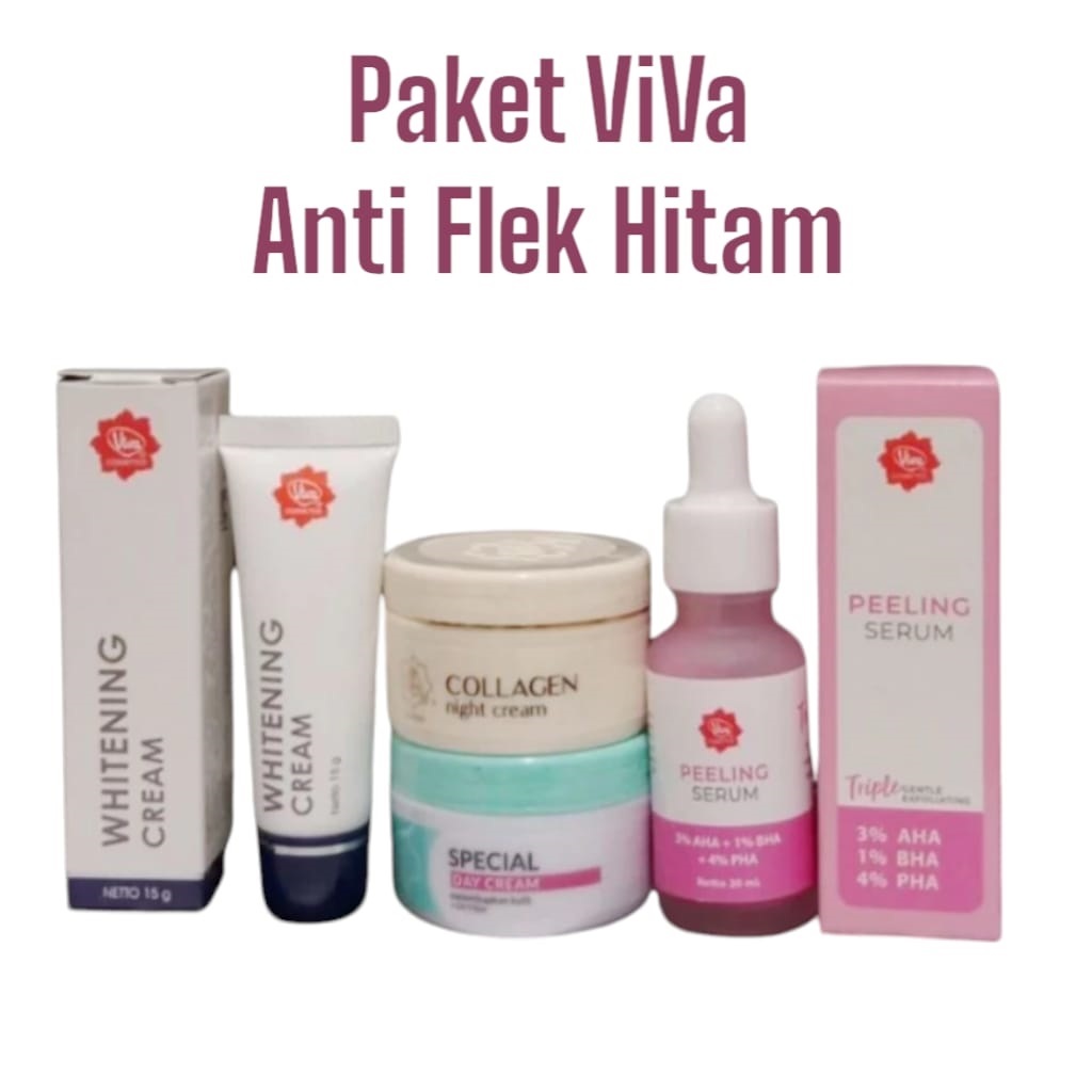 HITAM Viva BASIC PACKAGE ANTI BLACK FLOCKS 4IN1 ~ original 100% ...