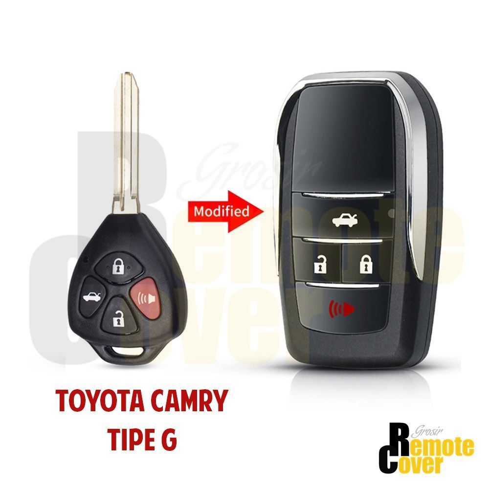 TOMBOL Toyota Camry Type G 4-button Modified FlipKey Folding Key Case ...