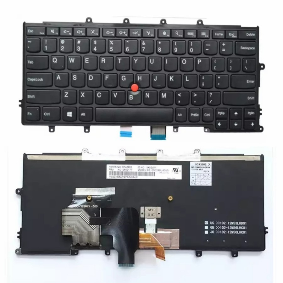 Keyboard Lenovo Thinkpad X230S X240 X240S X250 X250S X260 X270 Backlit ...