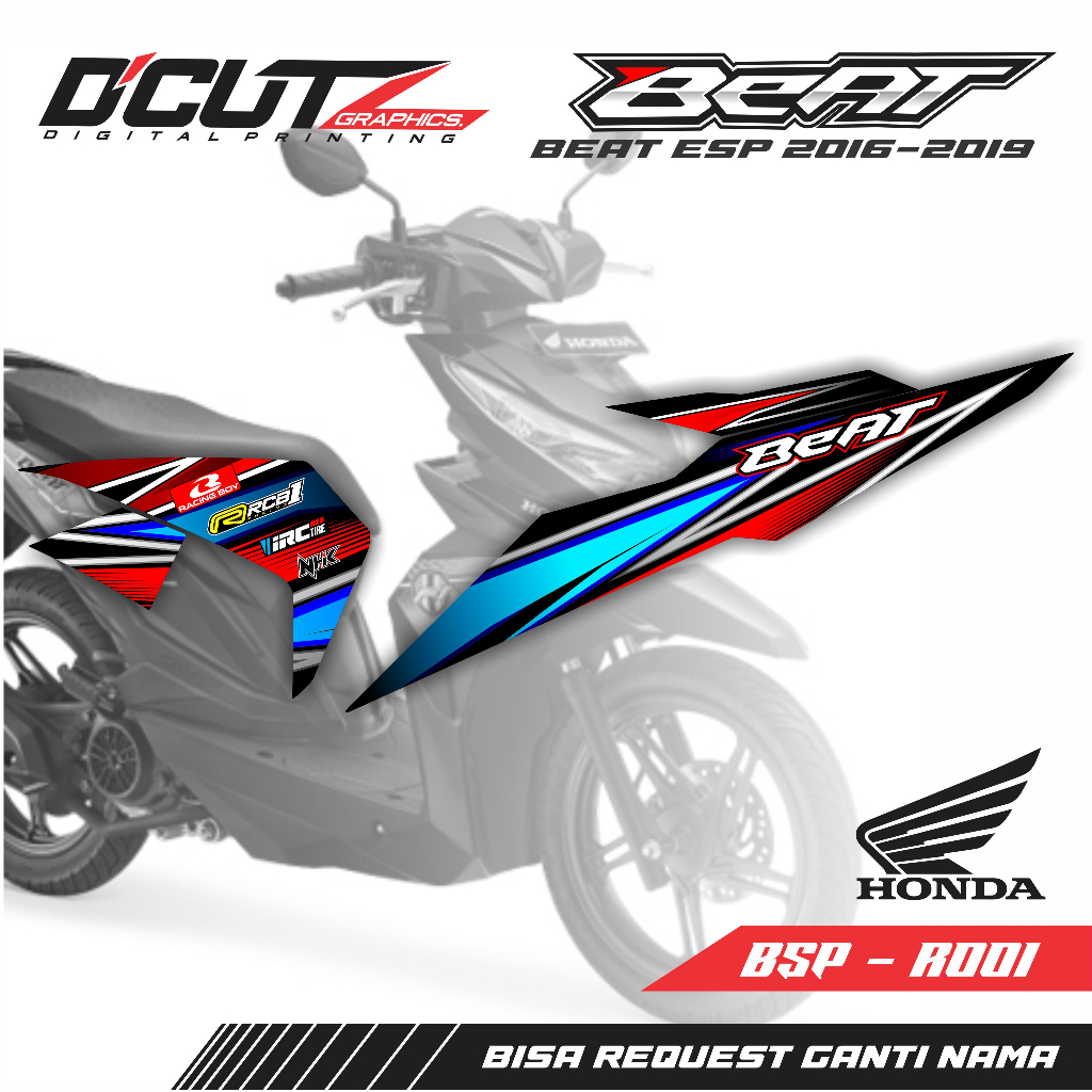 Striping Honda Beat Esp 2016-2019 BSP - R001) | Shopee Malaysia