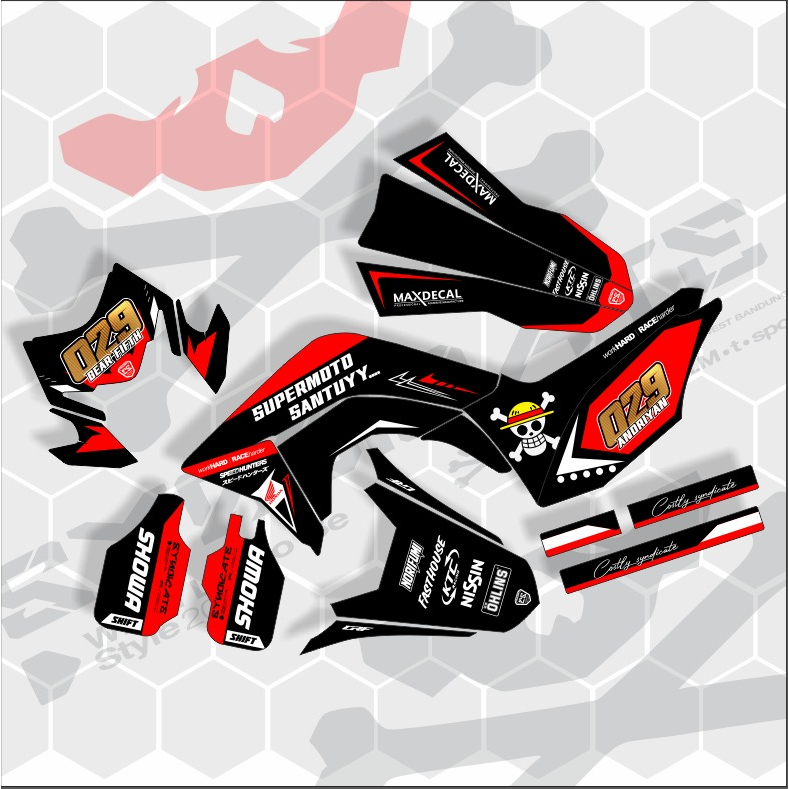Decal/sticker klxbf150L WR155/Gordon/D'Tracker /CRF150L full body (Can ...