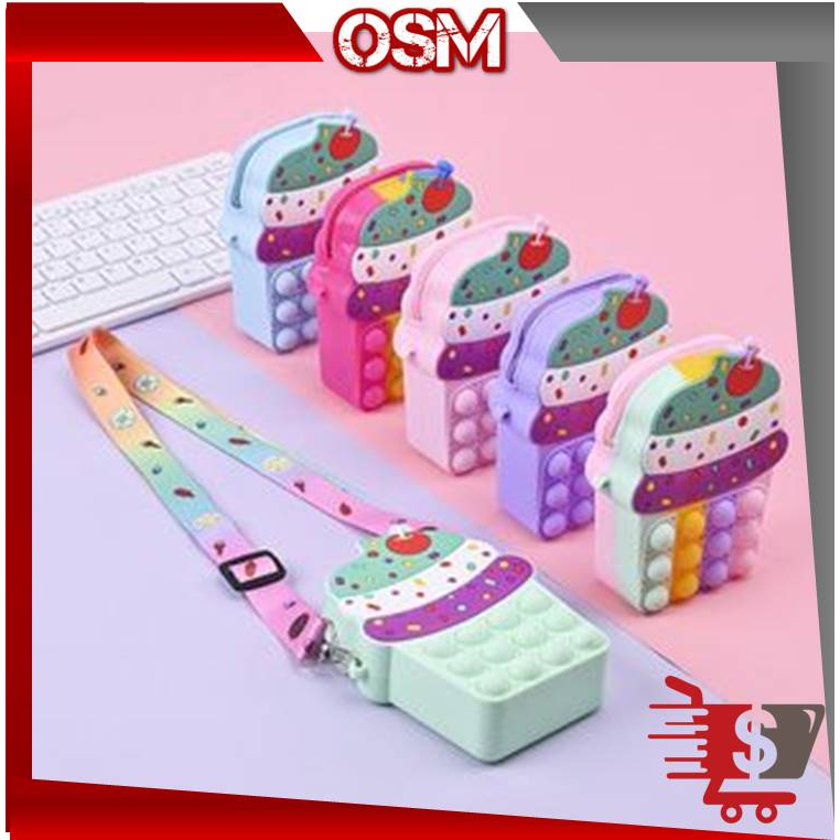 Osm - T5639 Pop It Ice Cream Bag / Pop It Cup Cake Bag / Pop It Bag for ...