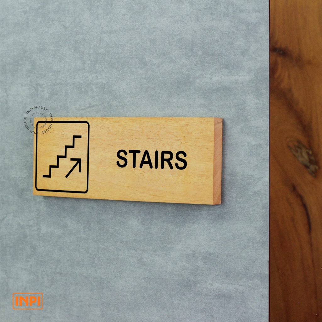 Sign system up stairs - wall sign - wayfinding signage - up stairs ...