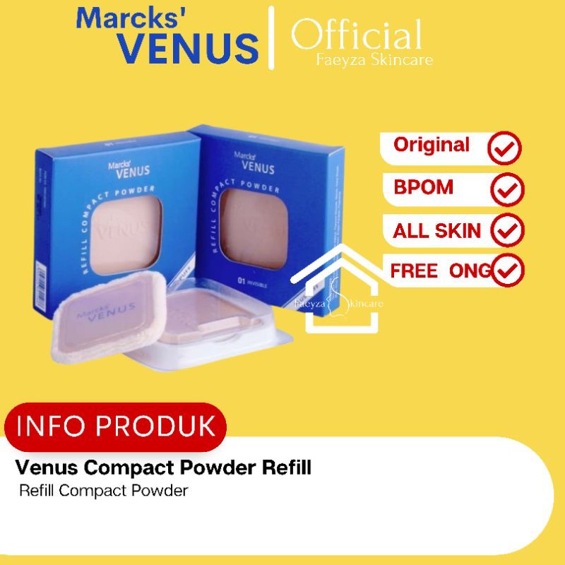 Venus Powder REFILL SHADE NATURAL BEIGE | Shopee Malaysia