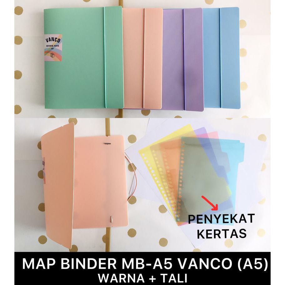 Vanco MAP BINDER/BINDER NOTE A5 Size With Paper Barrier PLUS ...