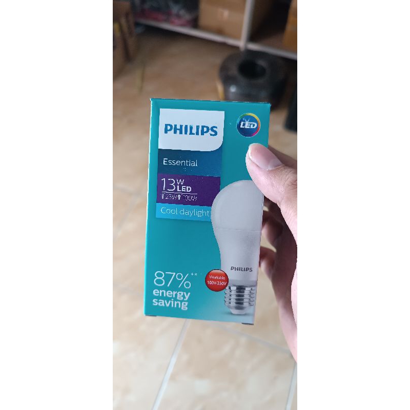Philips Essential LED Bulb 3w - 13w | Shopee Malaysia