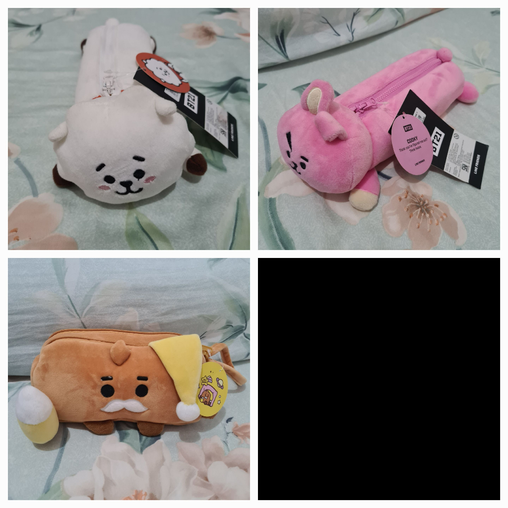 Bt21 Pencil Case Cooky RJ Shooky Baby BTS Doll Official Merchandise ...