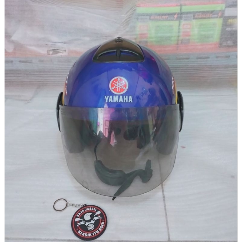 Original Yamaha Mio Old School Helmet | Shopee Malaysia