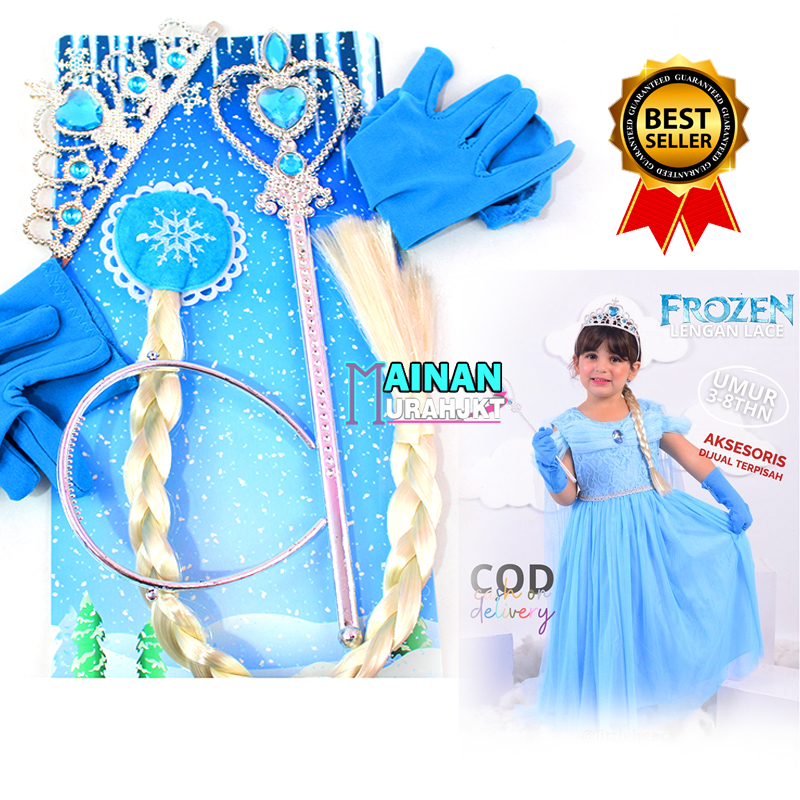 Figureans Children's Toys Costume Hair Crown And FROZEN ELSA Stick ...