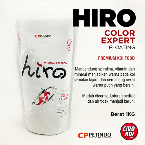 Hiro Koi Fish Food Pellet Feed Food 1kg Class Super Safe Sankoi Breeder ...