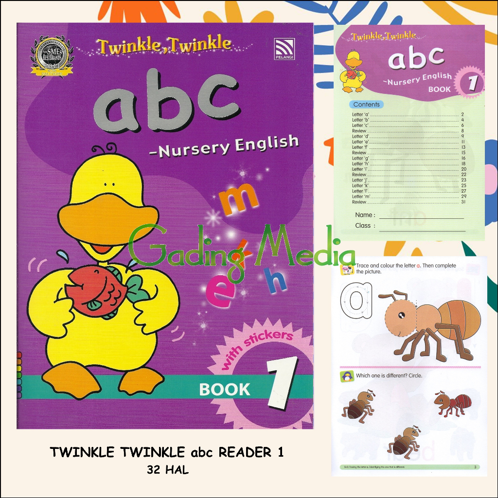 English KB Twinkle ABC Reader/Activities 1-2 | Shopee Malaysia