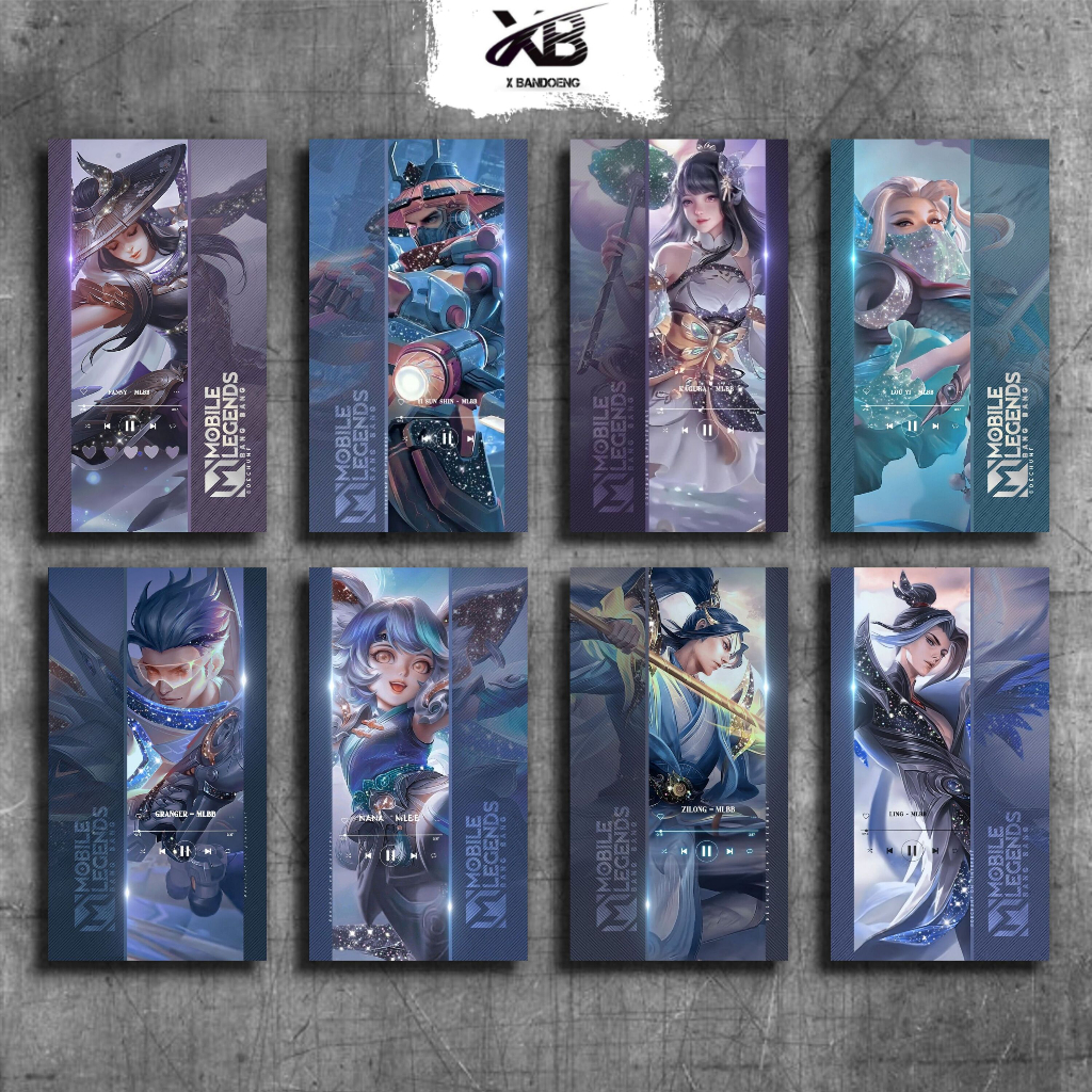 KAYU HIASAN DINDING Xb 10x20 Wall Hanging MOBILE LEGENDS Poster MDF ...