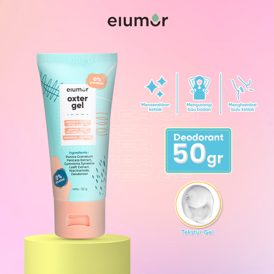 Elumor Oxter GEL 50G DEODORANT/Underarm Whitening Cream & Groin ...