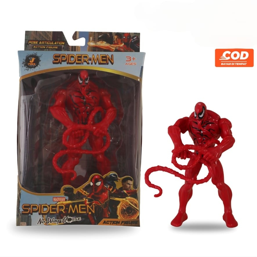 MERAH Red VENOM CARNAGE ACTION FIGURE | Shopee Malaysia