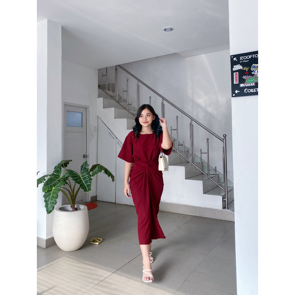 Ananda Dress Airflow | Shopee Malaysia