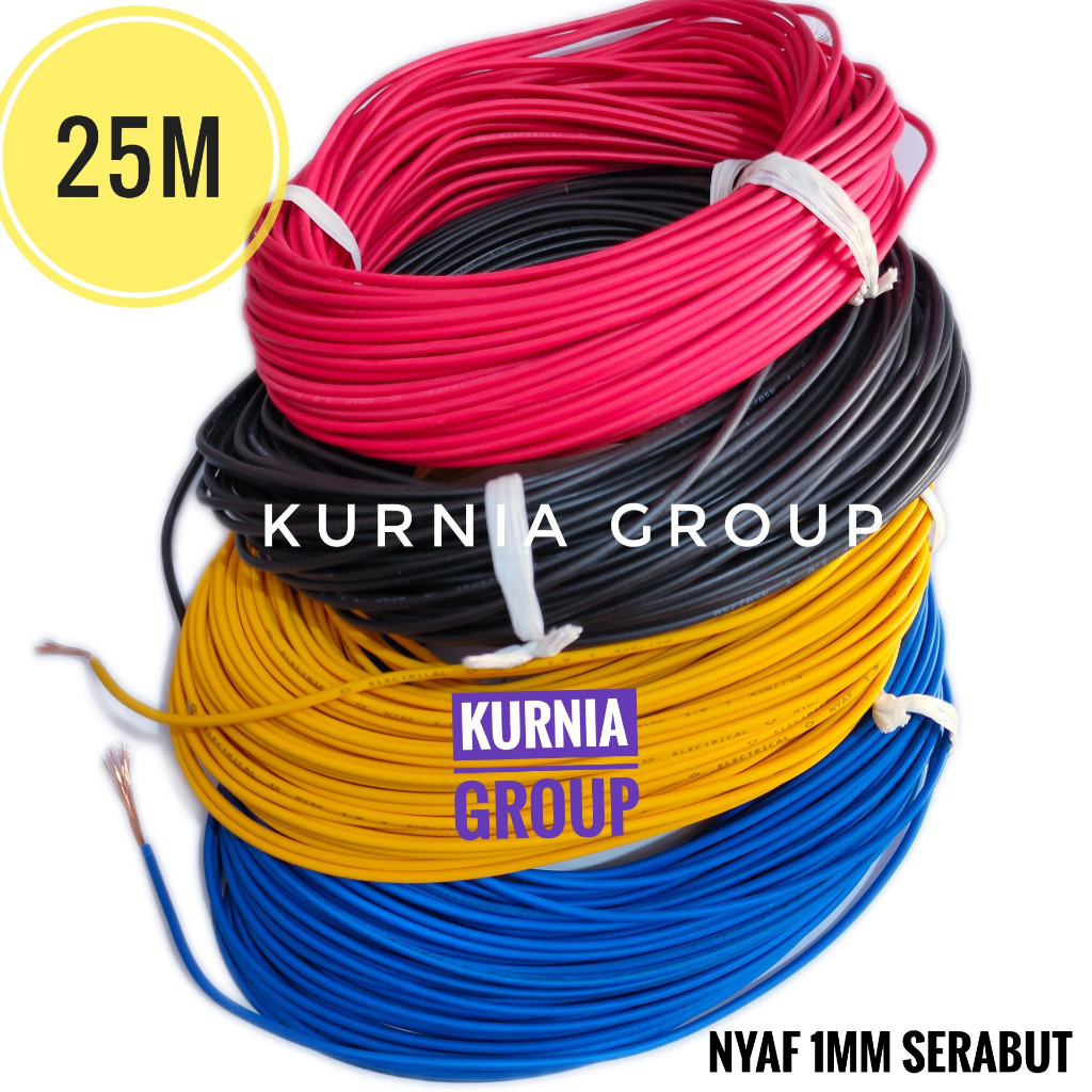 Nyaf Fiber Body Cable 1mm NYAF Fiber 1roll Contents 25M AWG Cable ...
