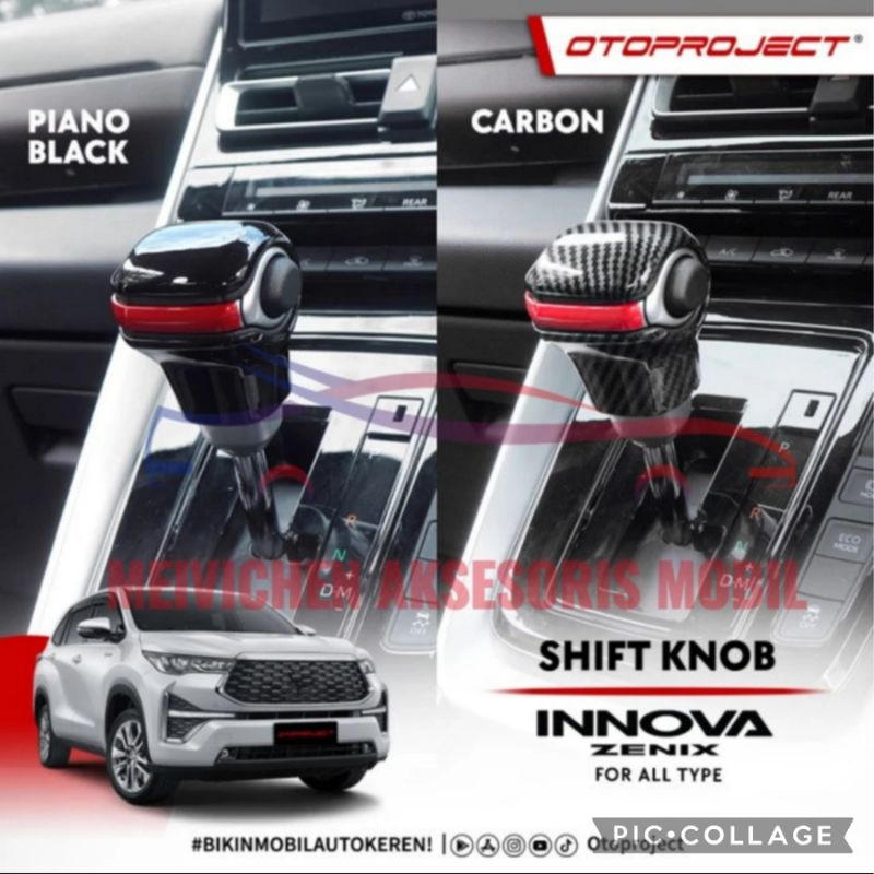 Gear shift knob cover automatic lever innova zenix and toyota voxy ...