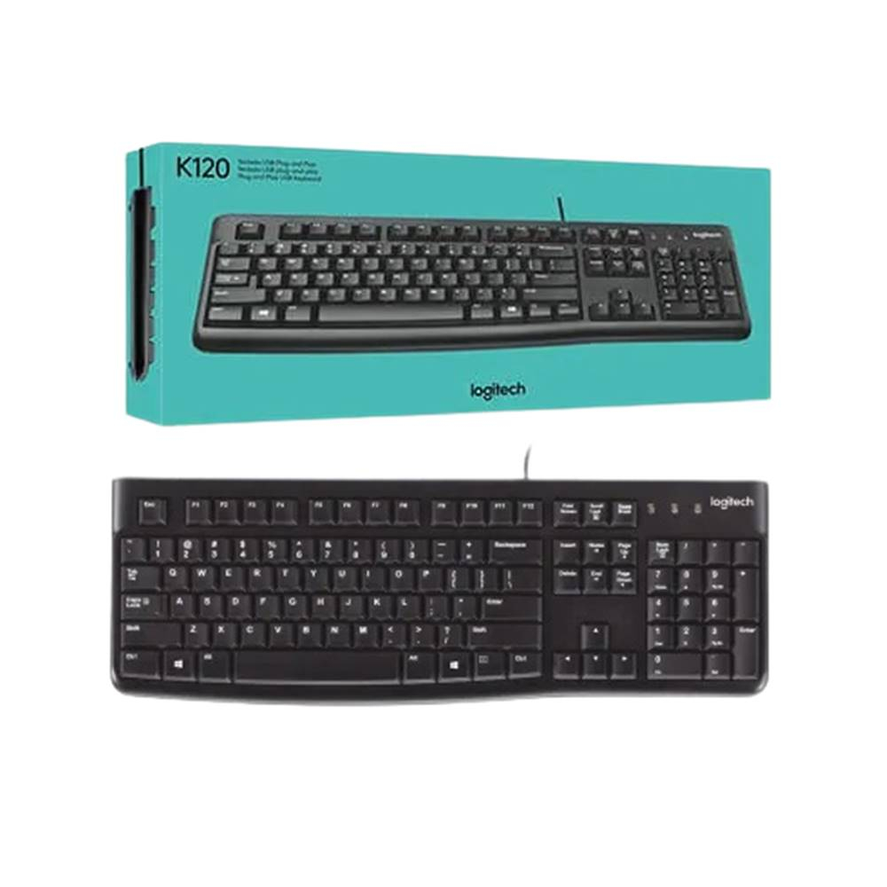 Logitech K120 Keyboard USB Keyboard Laptop Computer PC Keyboard Logitech K120 Keyboard Official ...