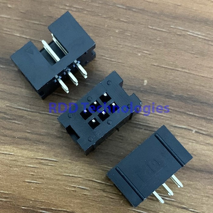 Idc Connector 2x3 Pin Male For PCB | Shopee Malaysia