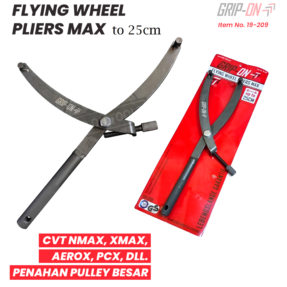 Grip-on Flying Wheel Pliers Next-Gen Max Large Pulley Resistance CVT ...