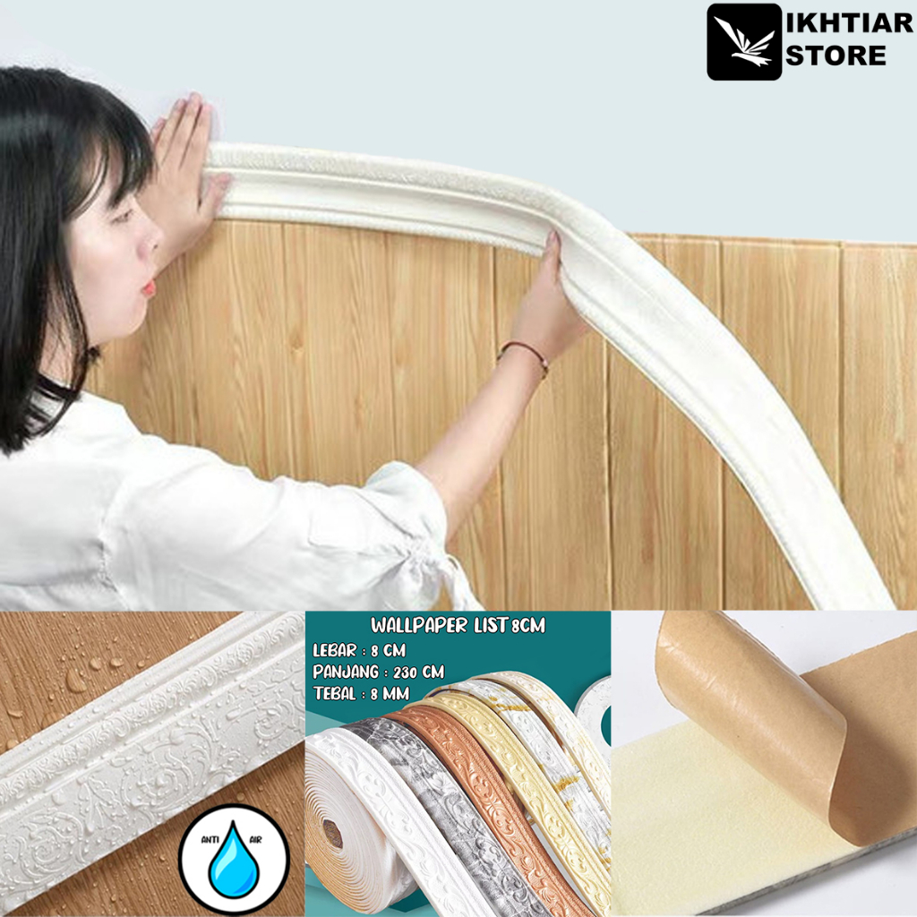 5 Sheets | List Of Ceiling Wall wallpaper 8cm x 230cm | Shopee Malaysia