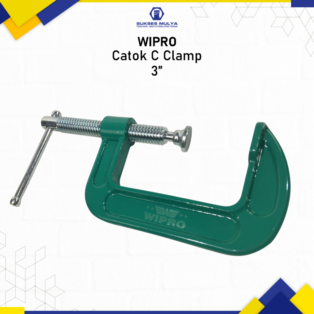 KAYU Wipro C Vise 3" C Clamp Vise G Wood Clamp Tool etc | Shopee Malaysia